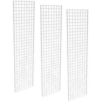 2' X 8' Gridwall Panels | White