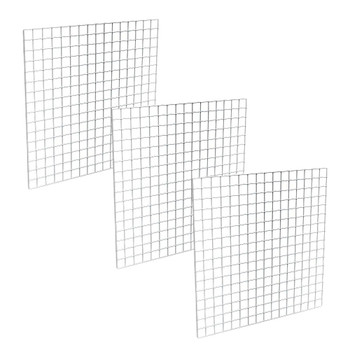 4' X 4' Gridwall Panels | Chrome