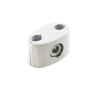 Gridwall Angular Connector Clips | White
