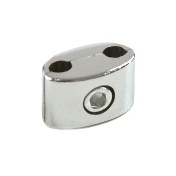 Gridwall Angular Connector Clips | Chrome