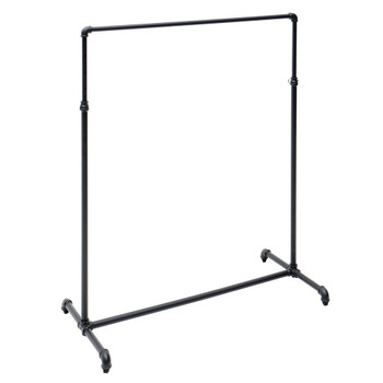 48 L Single Rail Pipe Clothing Rack | Product Display Solutions