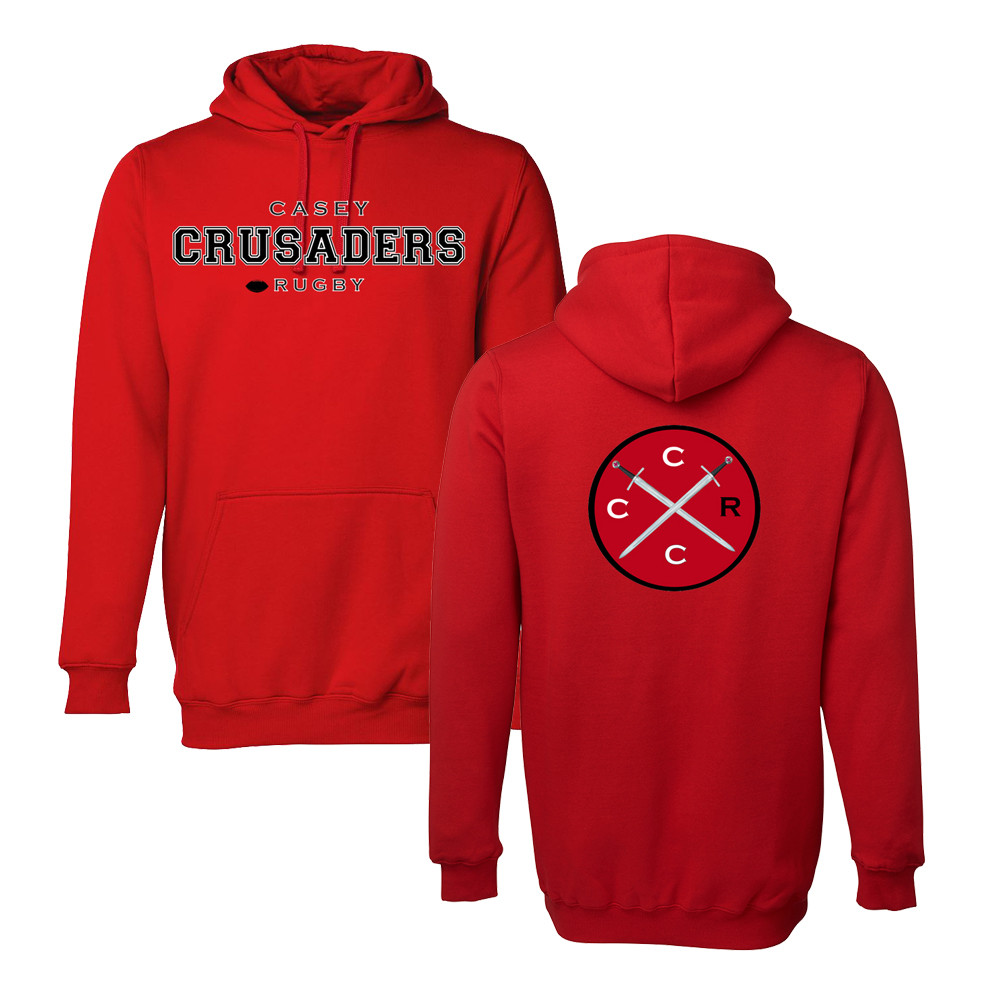 CASEY CRUSADERS Hoodie ADULTS RED
