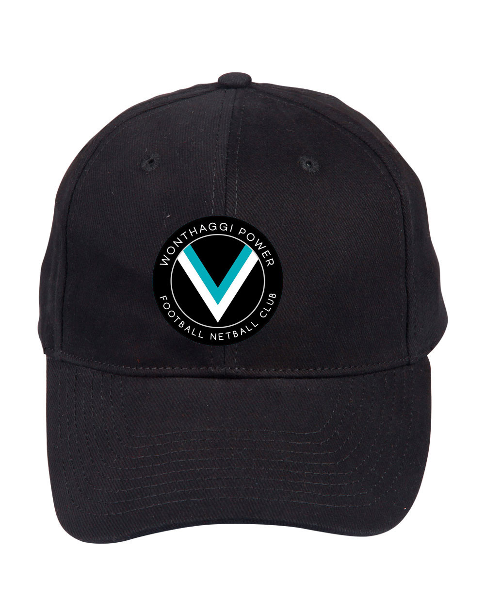 WONTHAGGI POWER FNC Cap Heavy Unbrushed Cotton Cap Black