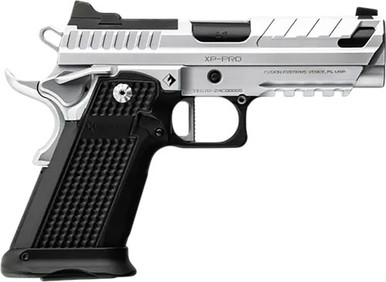 Fusion Firearms XPCOMP9C 9mm Semi-Auto Pistol with Chrome Finish and 4. ...