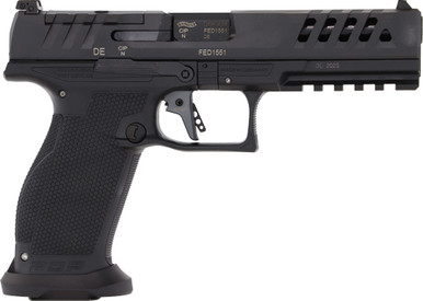 Walther PDP Match 9mm Semi-Auto Pistol with 5-Inch Barrel and Optics ...