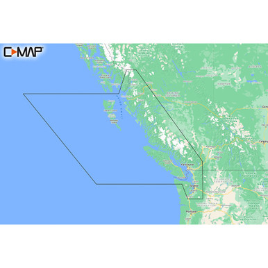 C-MAP M-NA-Y207-MS Columbia & Puget Sound REVEAL Coastal Chart for ...