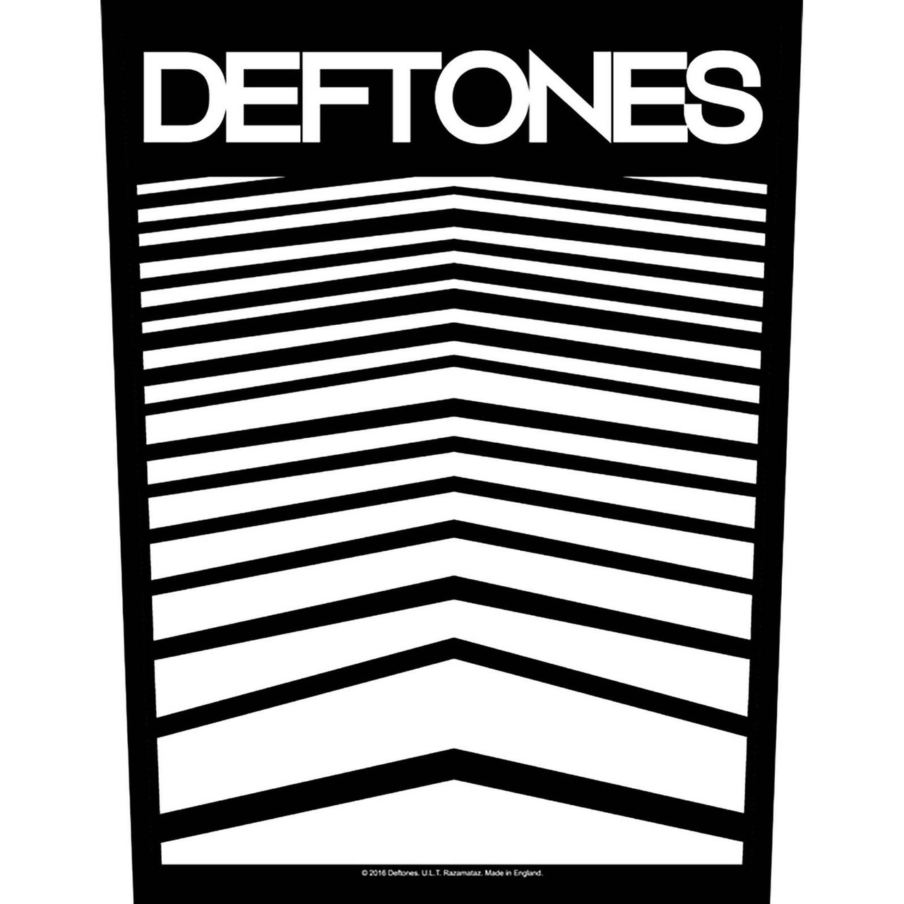 DEFTONES - Lines BACK PATCH - Clarity Records