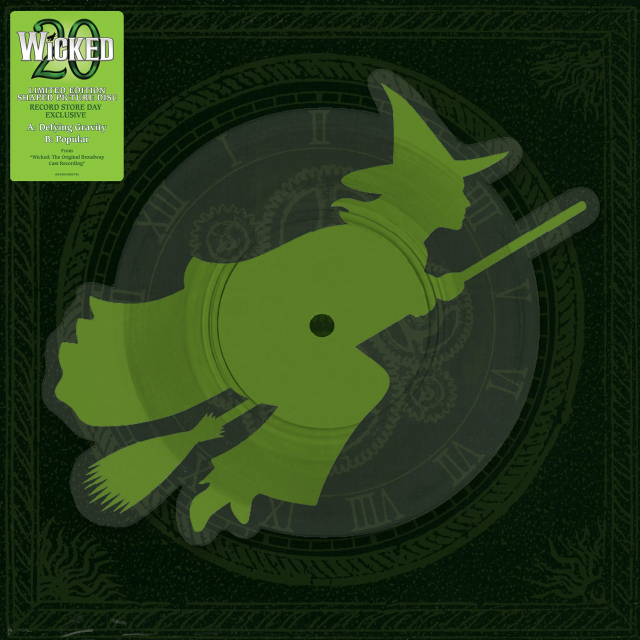 ORIGINAL CAST RECORDING - Wicked 7" (Shaped Picture Disc) - Clarity Records