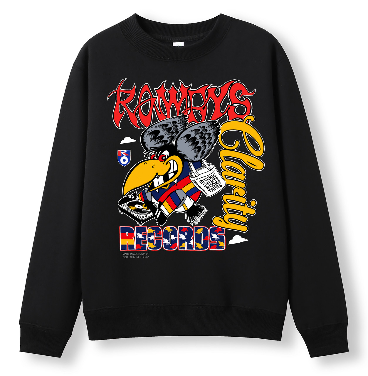 ROWDYS x CLARITY RECORDS 'FOOTBALL PARK' CREWNECK JUMPER - Clarity Records
