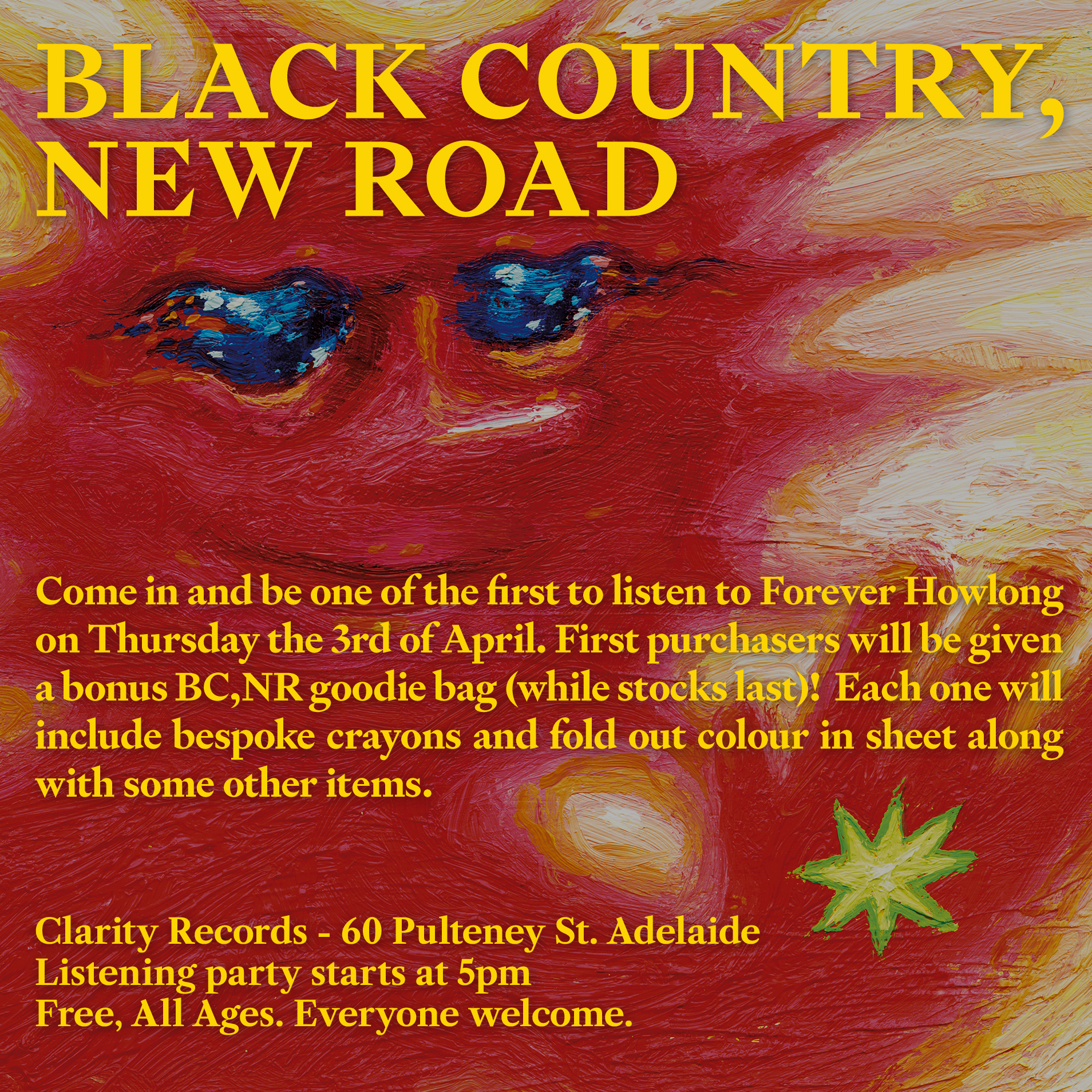 Black Country, New Road "Forever Howlong" Listening Party - Clarity Records