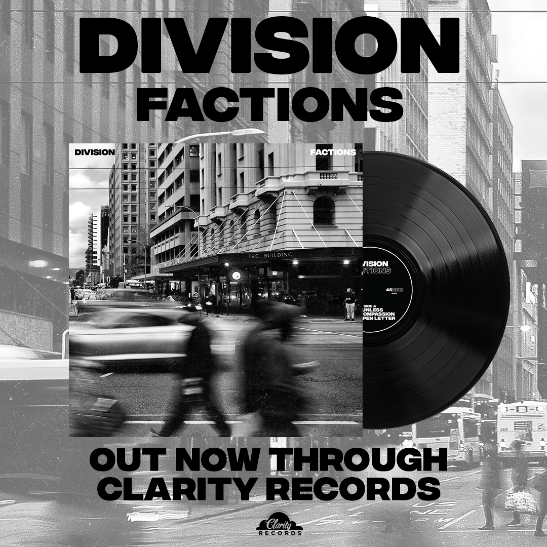 DIVISION "Factions" Out Now Through Clarity Records - Clarity Records