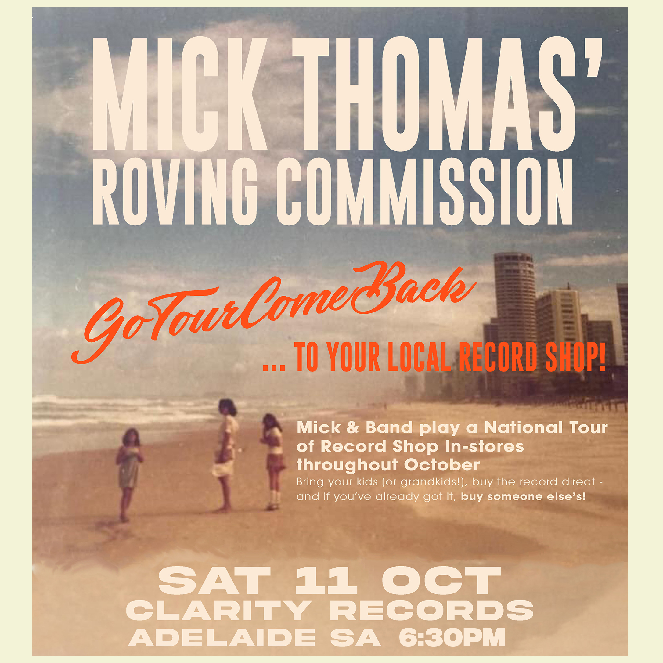 Mick Thomas' Roving Commission In-Store @ Clarity Records - October 11 ...