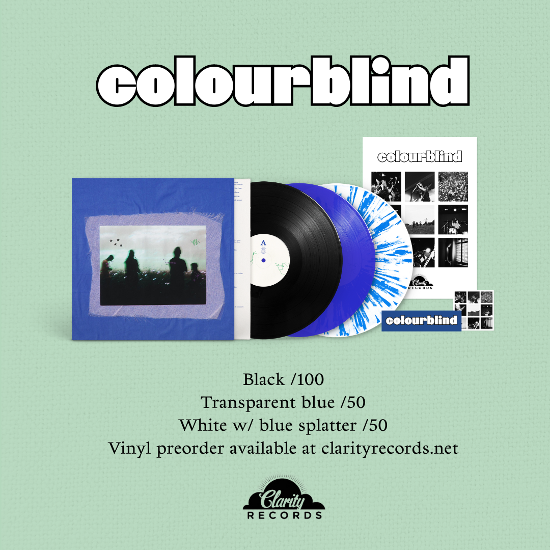 colourblind debut album, pre-order now! - Clarity Records