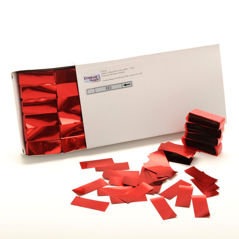 Red Metallic Confetti | Buy Online | ConfettiSupermarket