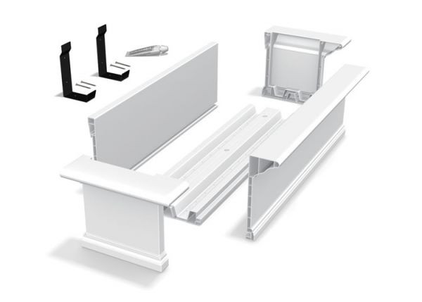 Provincial Vinyl Window Box Kit