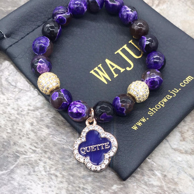 Quette Fire Agate Bracelet - Waju Designs