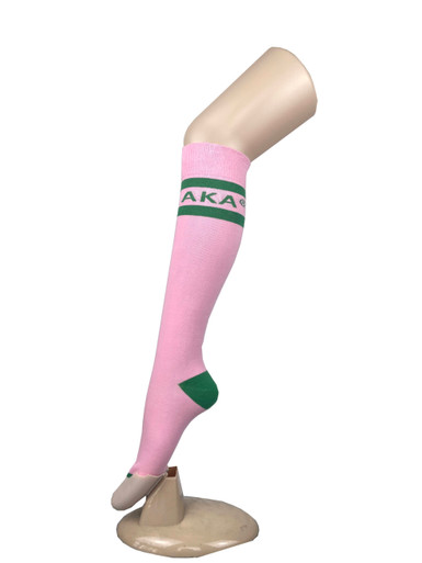Alpha Kappa Alpha Knee High Socks - Waju Designs