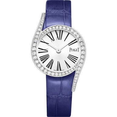 Piaget Limelight Gala White Gold Diamond Watch Alligator - Little Europe