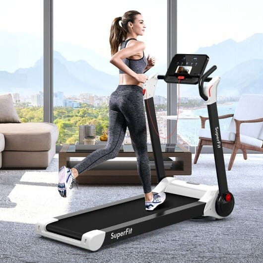 2.25 HP Electric Motorized Folding Running Treadmill Machine with LED ...
