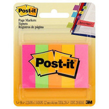 Post It Page Markers Assorted Colors - SMITH DISTRIBUTORS
