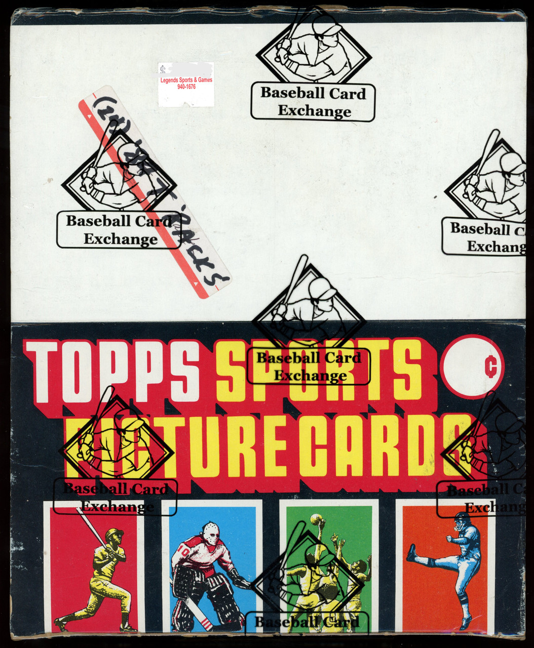 1984 Topps Baseball Rack Pack Box BBCE Wrapped And Sealed - Legends Fan ...