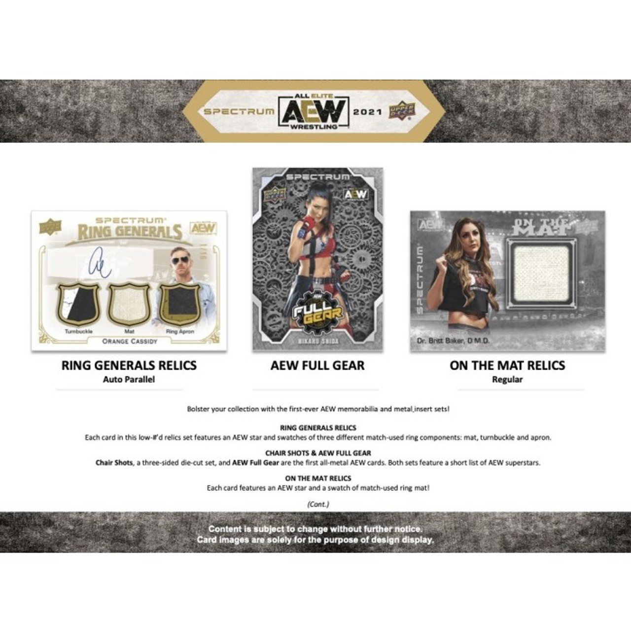 2021 Upper Deck AEW Spectrum Hobby Box - Legends Fan Shop