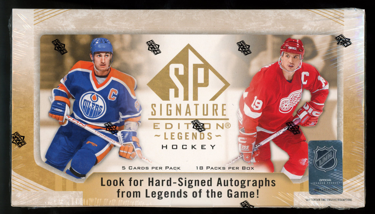 2020/21 Upper Deck SP Signature Edition Legends Hockey Hobby Box ...