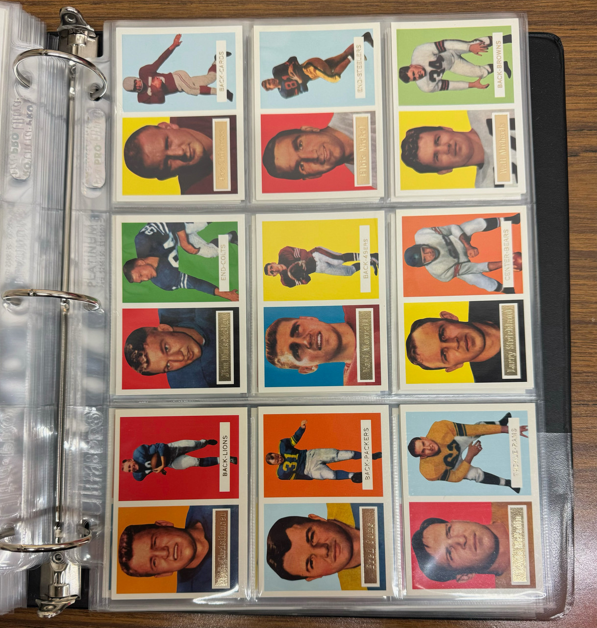 1994 Topps Archives 1956 & 1957 Football Gold Complete Sets 274 Cards ...
