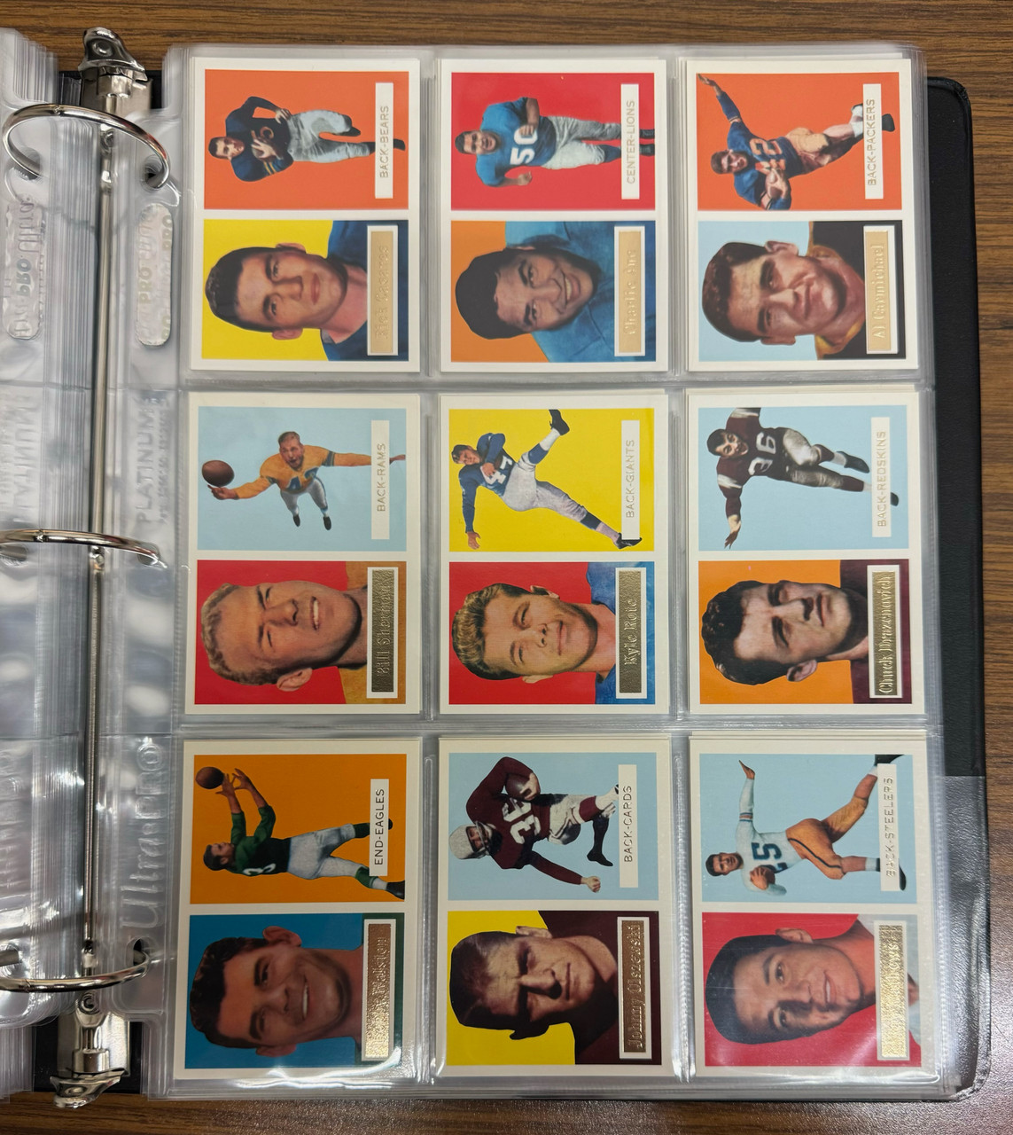 1994 Topps Archives 1956 & 1957 Football Gold Complete Sets 274 Cards ...
