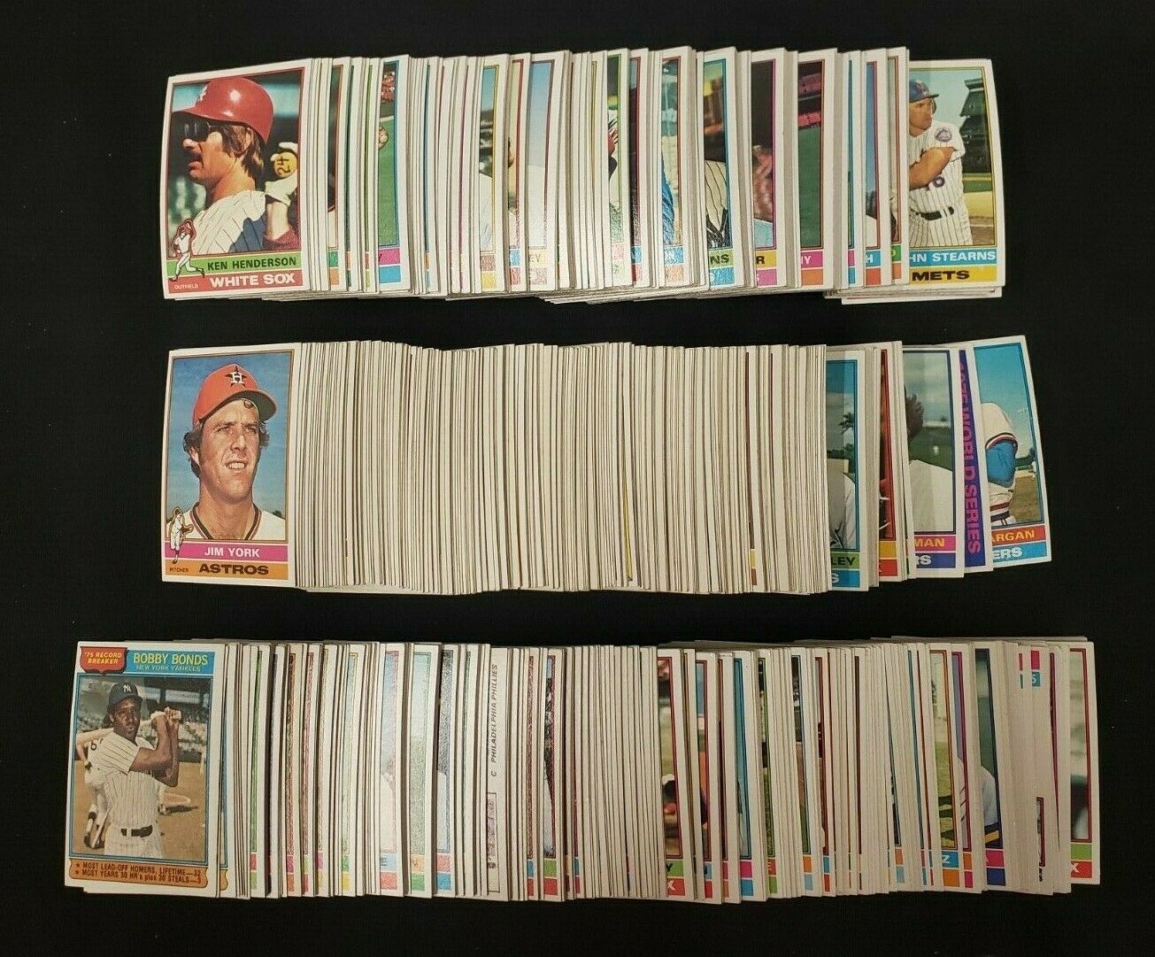 1976 Topps Baseball Complete Set (1-660) Near Mint Overall Set with ...