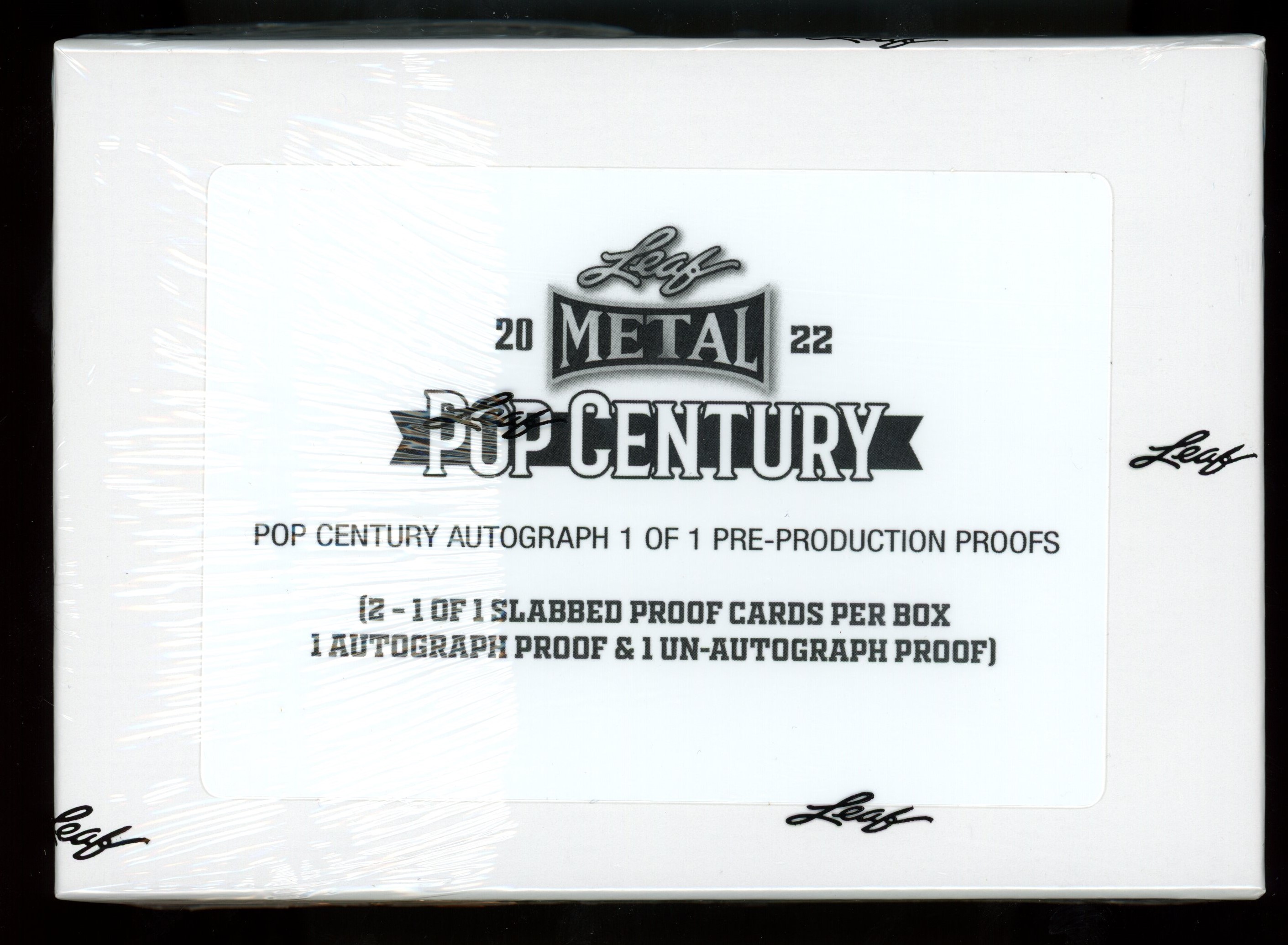 2022 Leaf Metal Pop Century 1 of 1 Pre-Production Proofs Box - Legends ...