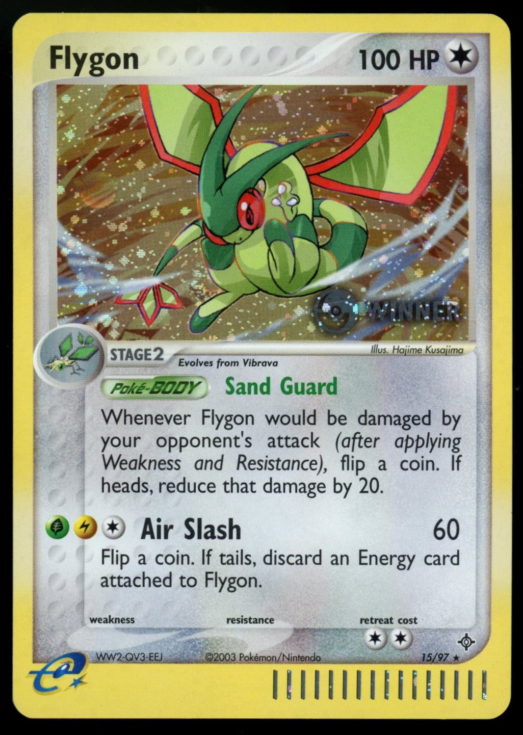 Pokemon Flygon EX Winner Promo #15/97 - Legends Fan Shop