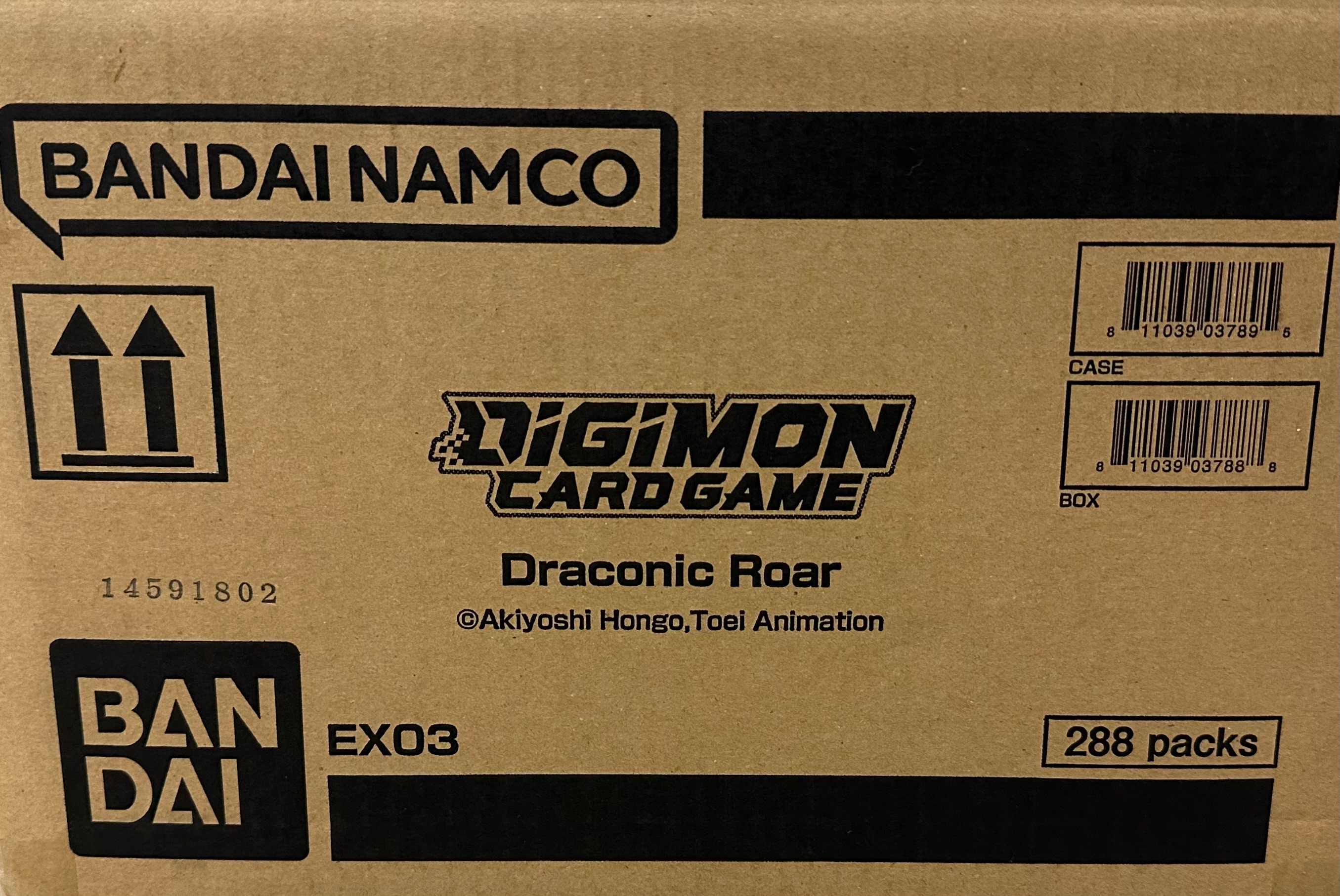 Digimon TCG EX-03 Draconic Roar Booster Box Case (12 Boxes) English ...