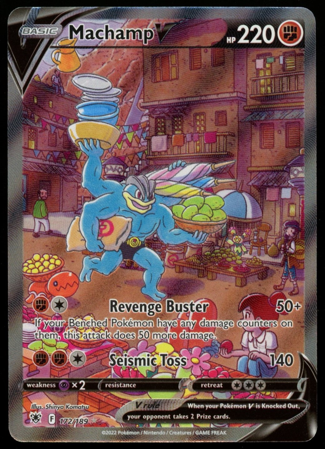Pokemon Machamp V Astral Radiance Alt Art #172/189 - Legends Fan Shop