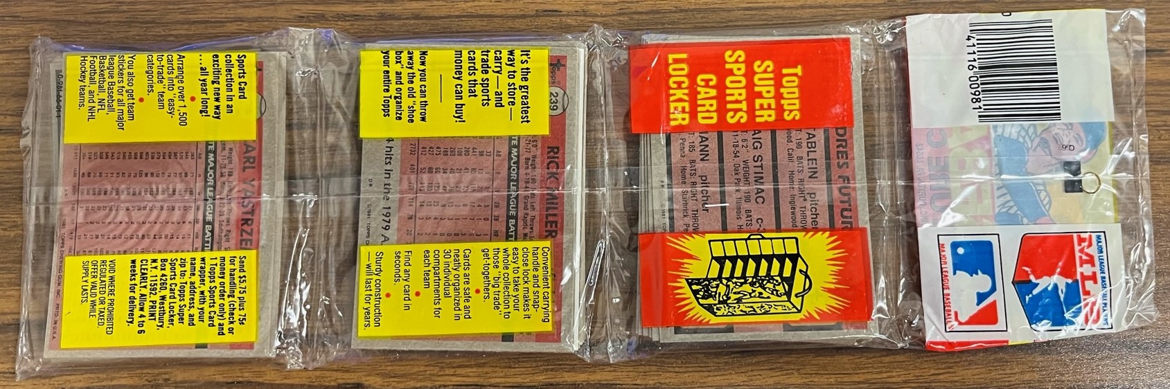 1981 Topps Baseball Rack Pack Sealed - Legends Fan Shop