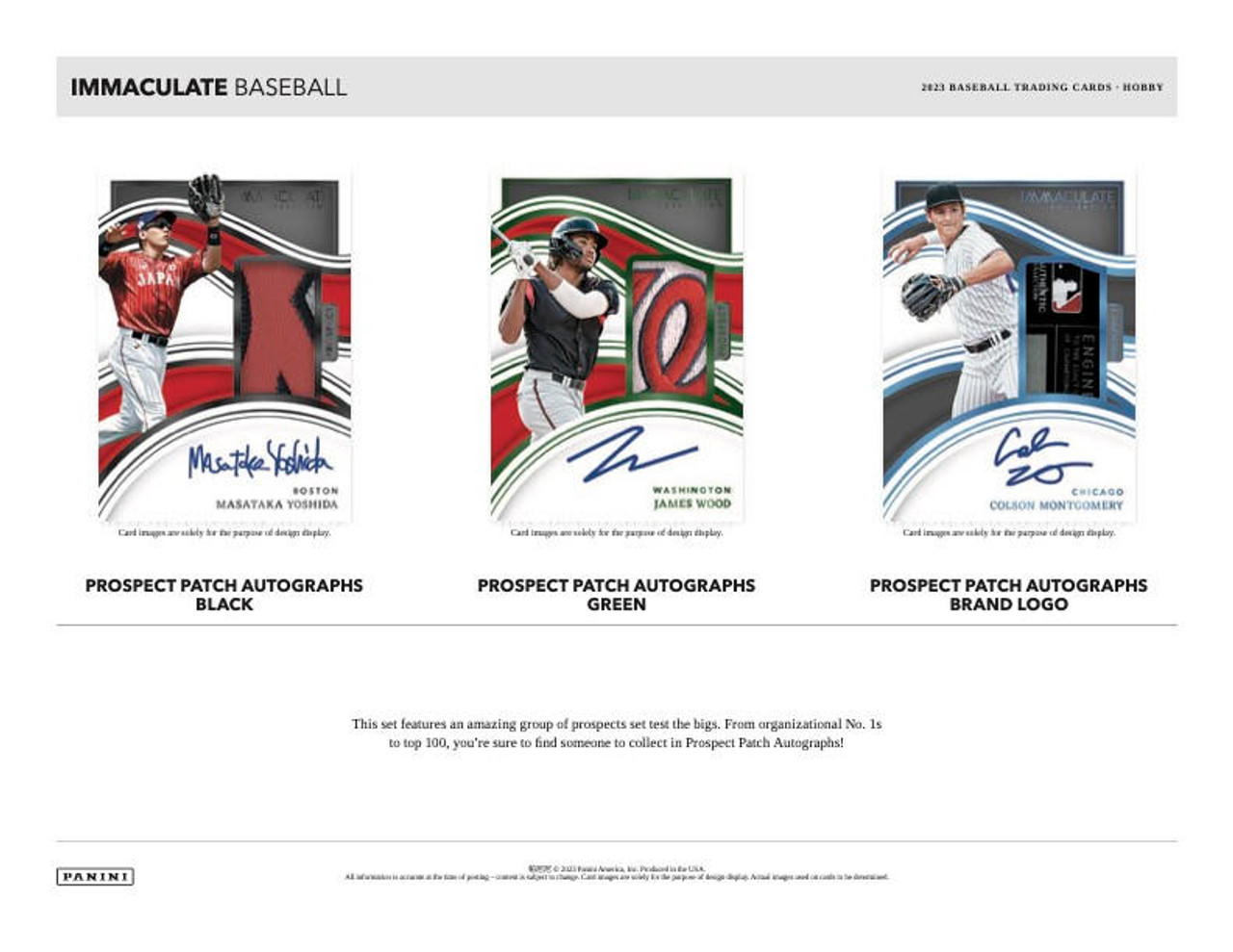 2023 Panini Immaculate Collection Baseball Hobby Box - Legends Fan Shop