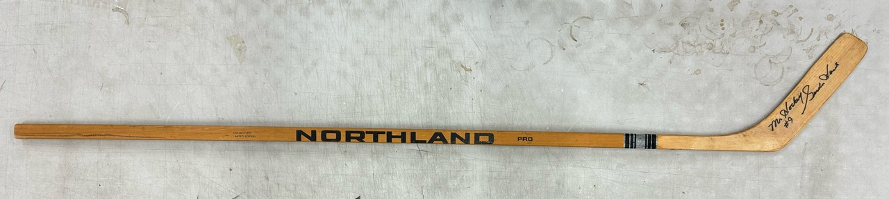 Gordie Howe Signed Autographed Northland Stick Inscribed Mr. Hockey JSA ...