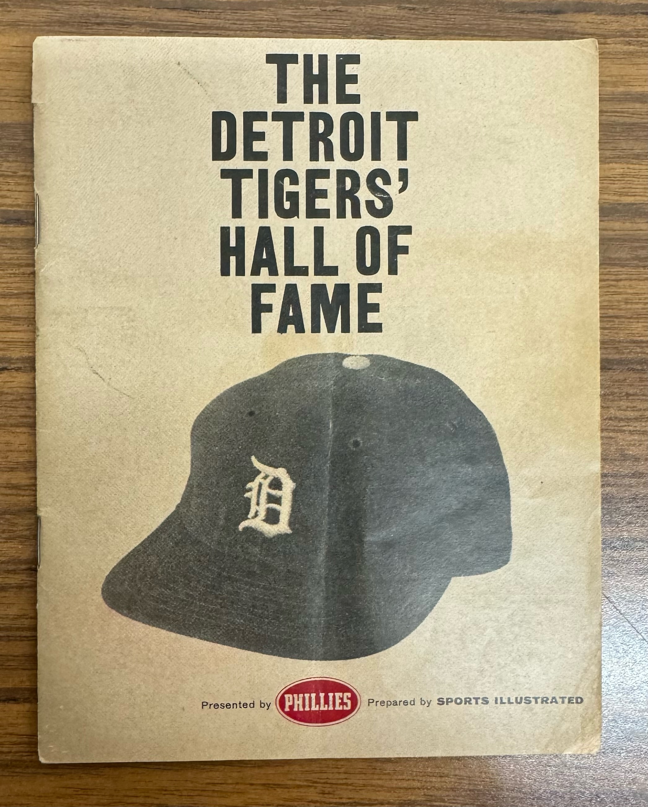 1959 Sports Illustrated Detroit Tigers' Hall Of Fame Booklet - Legends ...