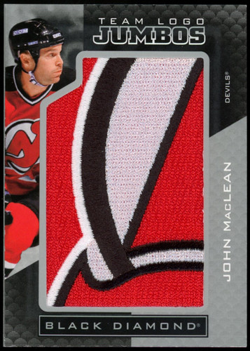 2021/22 Black Diamond John MacLean Team Logo Jumbos Patch - Legends Fan ...