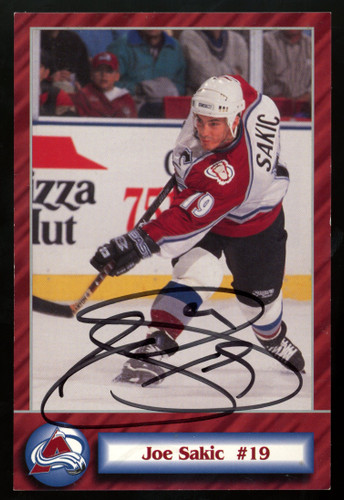 Joe Sakic Signed Autographed Postcard JSA - Legends Fan Shop