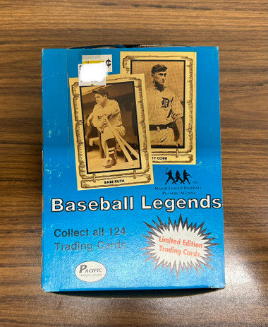 1980-1986 Pacific Cramer Baseball Legends Box (36 Packs) - Legends Fan Shop