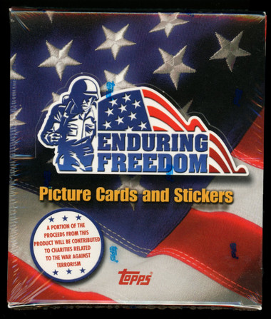 2001 Topps Enduring Freedom Trading Cards Wax Box Sealed - Legends Fan Shop