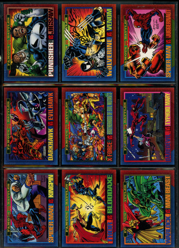 1993 Skybox Marvel Universe Series 4 Complete Base Set 180 Nm