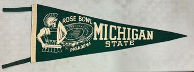 1956 Michigan State University Rose Bowl Pennant - Legends Fan Shop