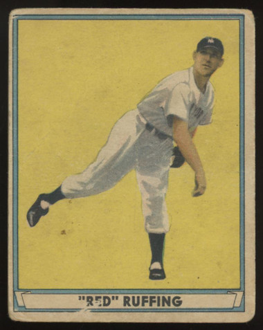 1941 Play Ball Red Ruffing #20 F/G (Creases/Paper Loss) - Legends Fan Shop
