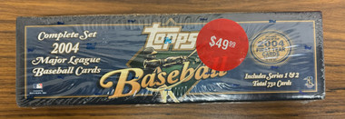 2004 Topps Baseball Complete Factory Set Sealed - Legends Fan Shop
