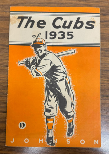 1935 Chicago Cubs Official Yearbook (Johnson) - Legends Fan Shop