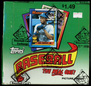 1990 Topps Baseball Jumbo Pack Box Fasc Bbce Wrapped And Sealed
