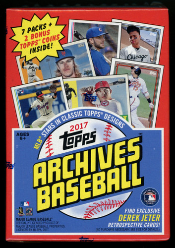 2017 Topps Archives Baseball Blaster Box Factory Sealed - Legends Fan Shop