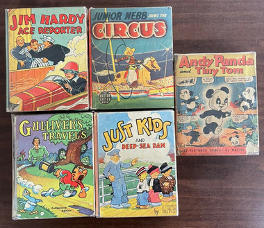 Vintage Big/Better Little Book lot of 5 Gulliver's Travels Jim Hardy ...